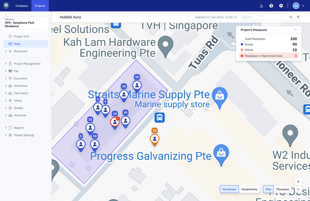 Track Worker Live Location With Worker Management System
