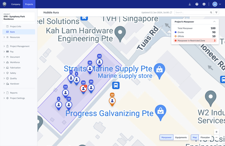 Track Worker Live Location With Worker Management System